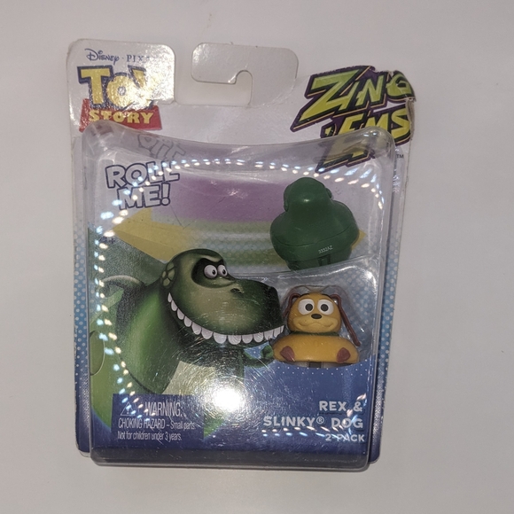 Disney | Toys | Toy Story Rex Slinky Dog 2 Pack Zing Ems New | Poshmark